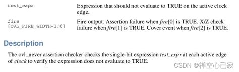 Ovl Assertion Checker Csdn博客
