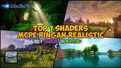 TERBARU TOP 1 SHADERS MCPE RINGAN REALISTIC BSL Y SHADERS MCPE 1 21 30 YouTube