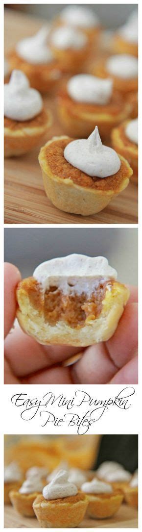 Creamy Homemade Mini Pumpkin Pie Bites With A Scratch Made Buttery