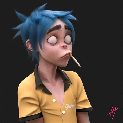 2d Gorillaz Alfredo Baro Angulo On Artstation At