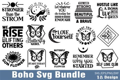 Boho Svg Bundle Graphic By Dollarsmart · Creative Fabrica