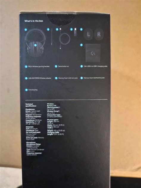 FS LOGITECH G PRO X WIRELESS GAMING HEADSET Computers Tech Parts Accessories Other