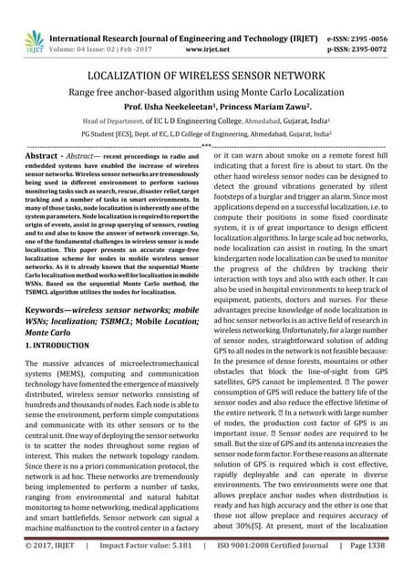 Localization Of Wireless Sensor Network Pdf