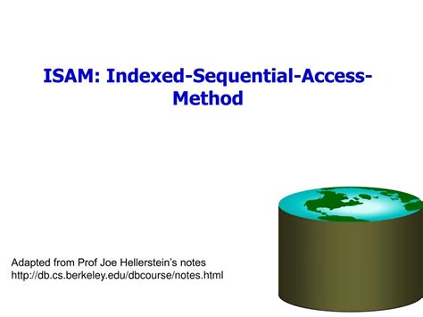 Ppt Isam Indexed Sequential Access Method Powerpoint Presentation