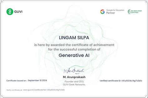 Silpa Lingam On Linkedin Ai Generativeai Techlearning Guvi