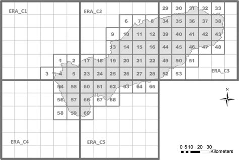 Representation Of The Spatial Grids In Brief 1 The Thicker Lines