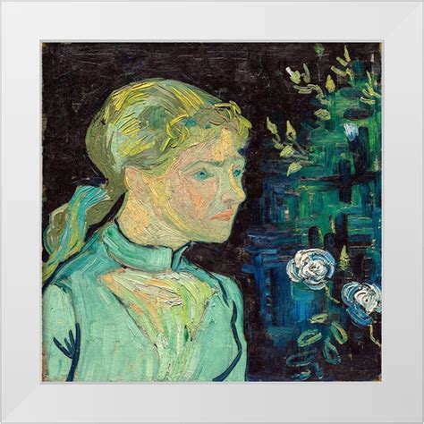 Gogh Vincent Van 26x26 White Modern Wood Framed Museum Art Print