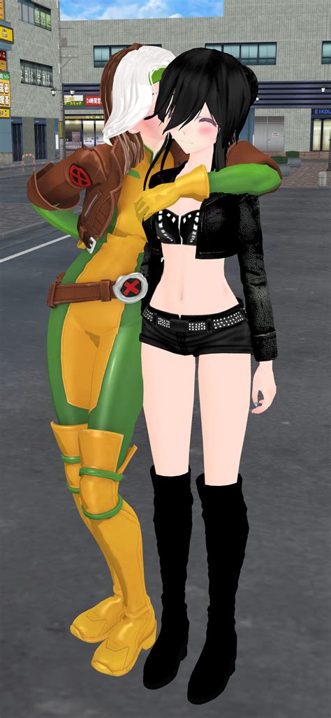 Mmd Sarah Meets Roguetda Updated By Megaali On Deviantart