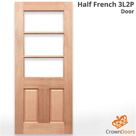 Half French 3l2p Entrance Door Unglazed Ams Doors