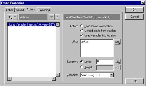 flash 4 retrieving data from an text file