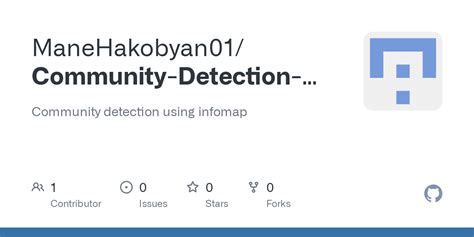 Github Manehakobyan01community Detection Infomap Community Detection Using Infomap