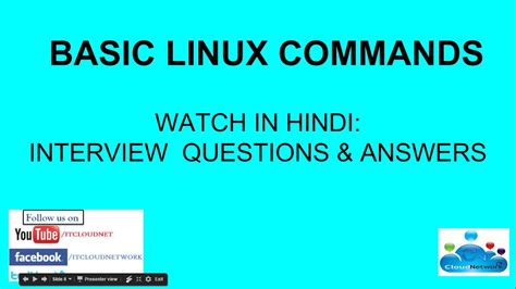 Basic Linux Commands Interview Questions And Answers For Both Fresher
