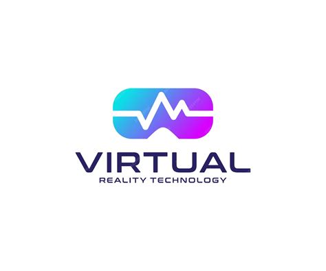 Premium Vector Virtual Logo