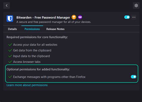 firefox extension not connecting to desktop · issue 6452 · bitwarden
