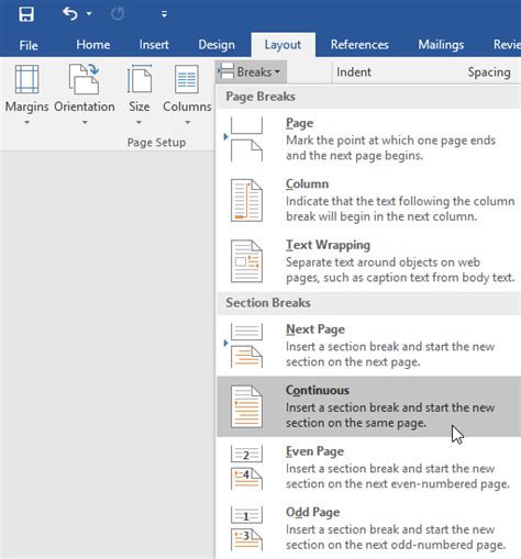 Breaks DIT MS Word By Syed Kumail GIT Kumail Pk