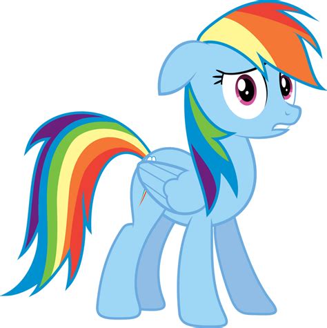 Mlp Rainbow Dash Scared