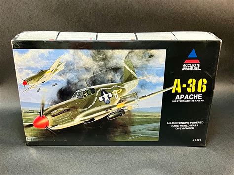 Accurate Miniatures Model Kit 3401 148 Scale A 36 Apache 2 Full Kits Plutonium Garage