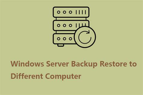 Windows Server Backup Restore To Different Computer How To
