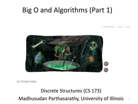 PPT Big O And Algorithms Part PowerPoint Presentation Free Download ID
