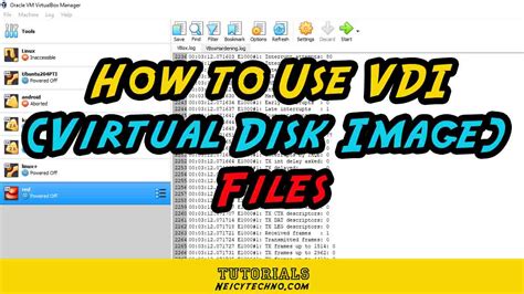 How To Use Vdi Virtual Disk Image Files Neicy Techno