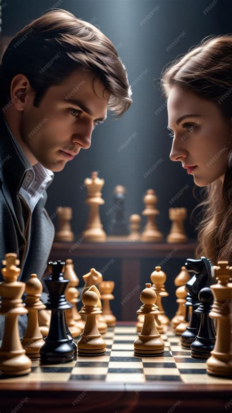 Premium Photo Chess Duel
