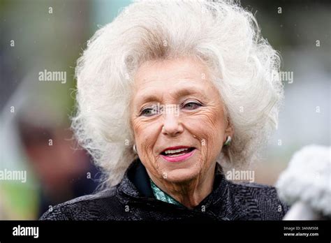 Swedish Businesswoman Kirsten Rausing At Newmarket Racecourse Picture