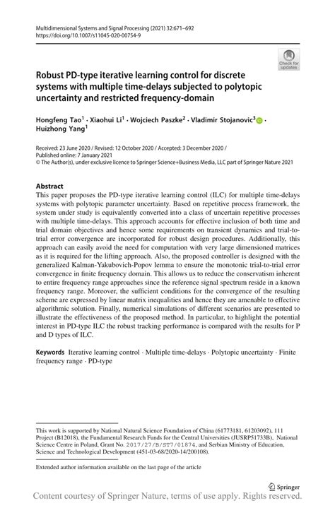 Robust Pd Type Iterative Learning Control For Discrete Systems With