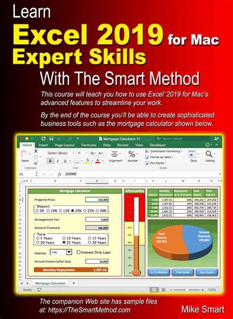 learn excel 2019 expert skills for apple mac with the smart method