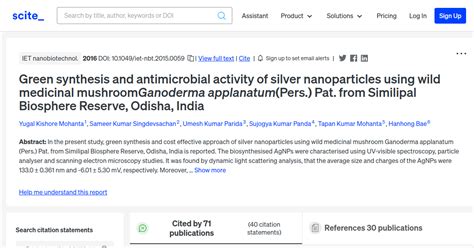 Green Synthesis And Antimicrobial Activity Of Silver Nanoparticles