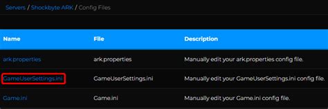 How To Configure Your ARK Server Settings Knowledgebase Shockbyte