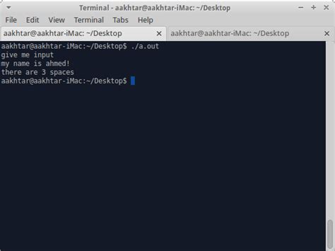 C Why Wont Printf Return Of Spaces Text Stack Overflow