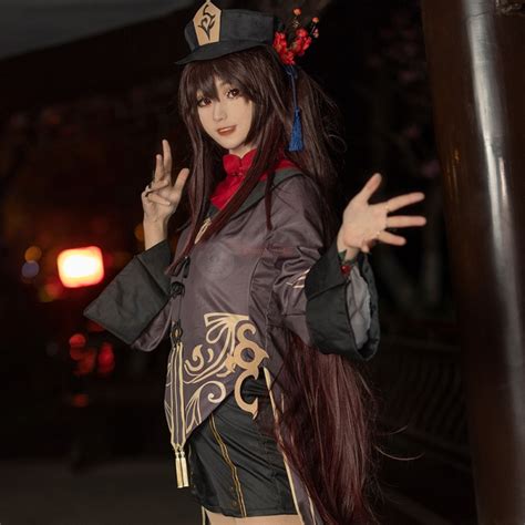 Hu Tao Costume Genshin Impact Cosplay Suit Ccosplay