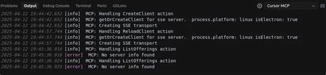 Bug Report Mcp Sse Server Connects But Cursor Shows No Tools