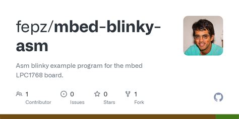 Github Fepzmbed Blinky Asm Asm Blinky Example Program For The Mbed Lpc1768 Board