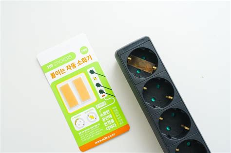 붙이는 소화기 콘센트 화재 대비 필수 소화패치 119 스티커 네이버 블로그