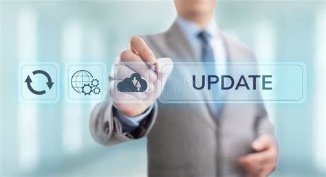 Update Software Application And Hardware Upgrade Technology Concept Stock Image Image Of