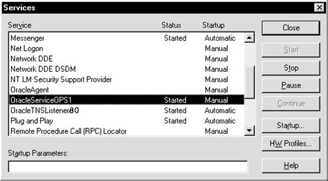 Configuring Oracle Parallel Server