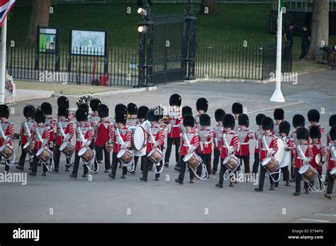 Drummers Of The Massed Bands Of The Household Division Hi Res Stock