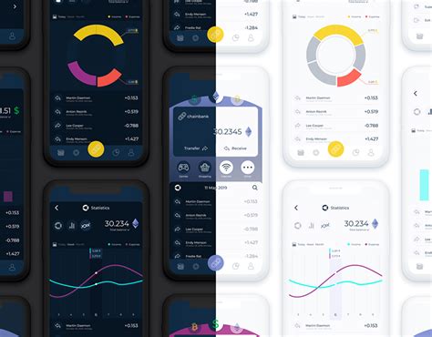 Chain Bank Cryptocurrency Mobile App Uiux Design Behance