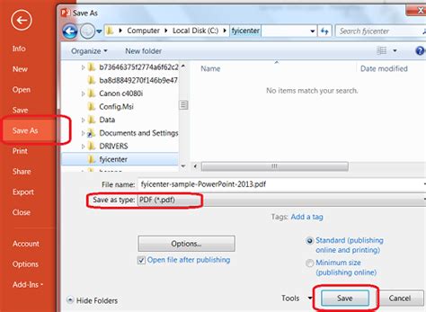 Convert PowerPoint Presentation To PDF