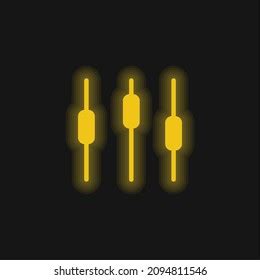 Box Plot Chart Interface Symbol Yellow Stock Vector Royalty Free 2094811546 Shutterstock
