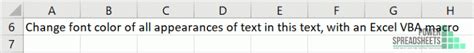 Excel VBA Change Font Color For Part Of Text In 8 Easy Steps Example
