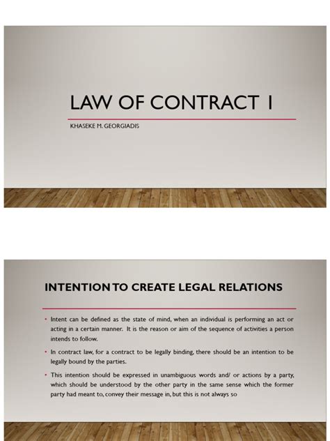Contracts Law Pdf Contract Law Legal Concepts
