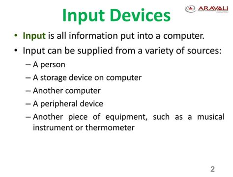 Types Of Input And Output Devices PPTX Computer Peripherals Computing