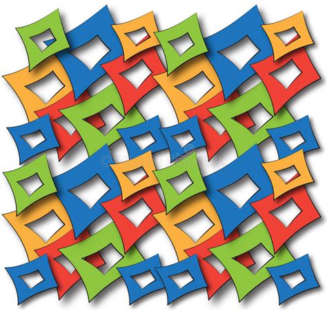 Colorful Abstract Squares Stock Illustration Illustration Of Brochure 39740523