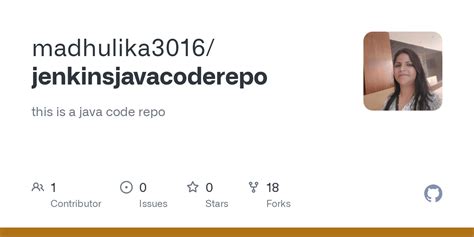 Github Madhulika3016jenkinsjavacoderepo This Is A Java Code Repo