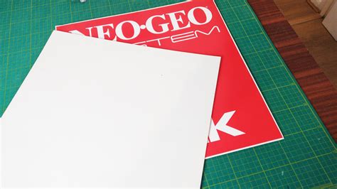 NOS Original SNK Neo Geo MVS Red Side Art Pair Arcade Art Shop