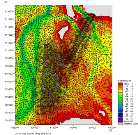 4 Bathymetry And Computational Mesh In And Around Omø South Download Scientific Diagram
