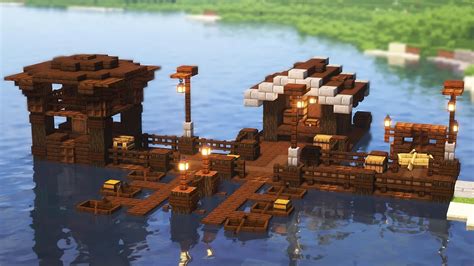 10 Wonderful Minecraft Dock House Ideas Tbm Thebestmods