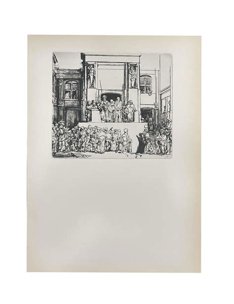 Buy Antique Etching Mystery Atist Coral Gables Auction In Fl